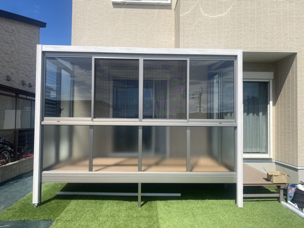 施工事例「三協アルミ ハピーナリラ」 | スタッフblog | Nissho