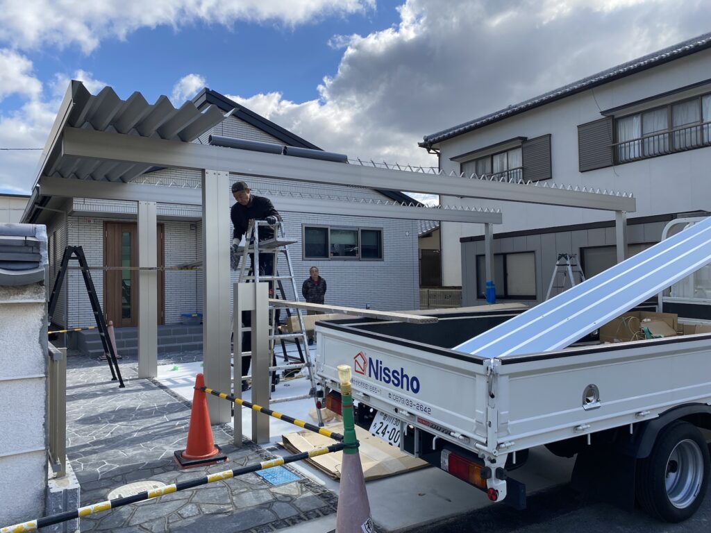 【施工事例】YKK AP「ジーポートPro」施工の様子をご紹介 | スタッフblog | Nissho